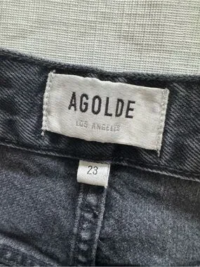Agolde | Jeans | Agolde Womens 9s Mid Rise Loose In Photogram Black ...